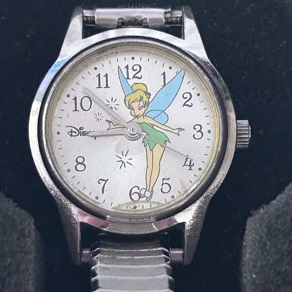 Disney | Accessories | Disney Tinker Bell Silver Watch | Poshmark